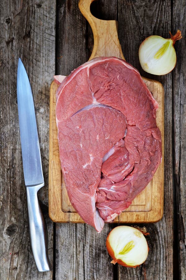 Raw beaf meat stock image. Image of fresh, dinner, fillet - 30065795