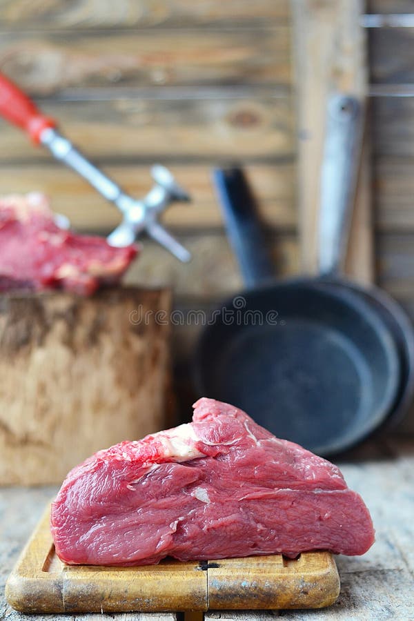 Raw beaf meat stock image. Image of uncooked, veal, fresh - 35255471
