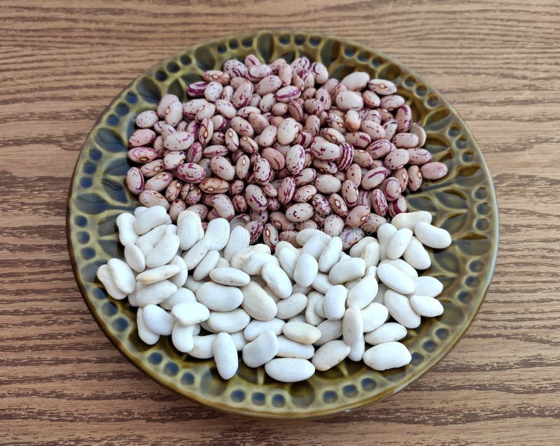 Raw beans on the table stock photo. Image of natural - 348684910