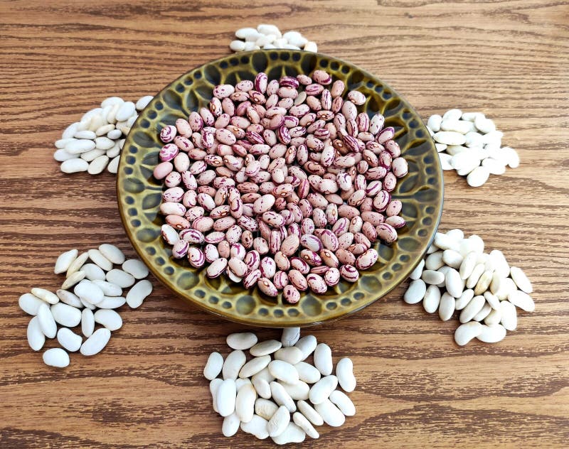 Raw beans on the table stock image. Image of bosnia - 348684961