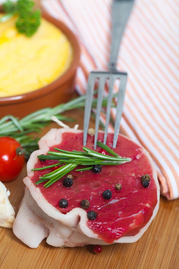 Raw beef stock image. Image of beefsteak, pieces, meal - 24190097