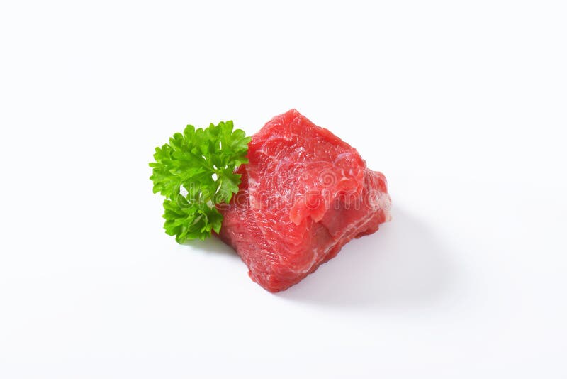 Raw beef chunk stock image. Image of food, studio, steak - 57097287