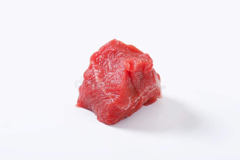 Raw beef chunk stock image. Image of ingredient, piece - 57097301