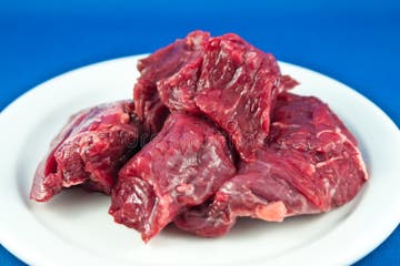 Raw Beef Chunks stock image. Image of food, roast, fresh - 11746251