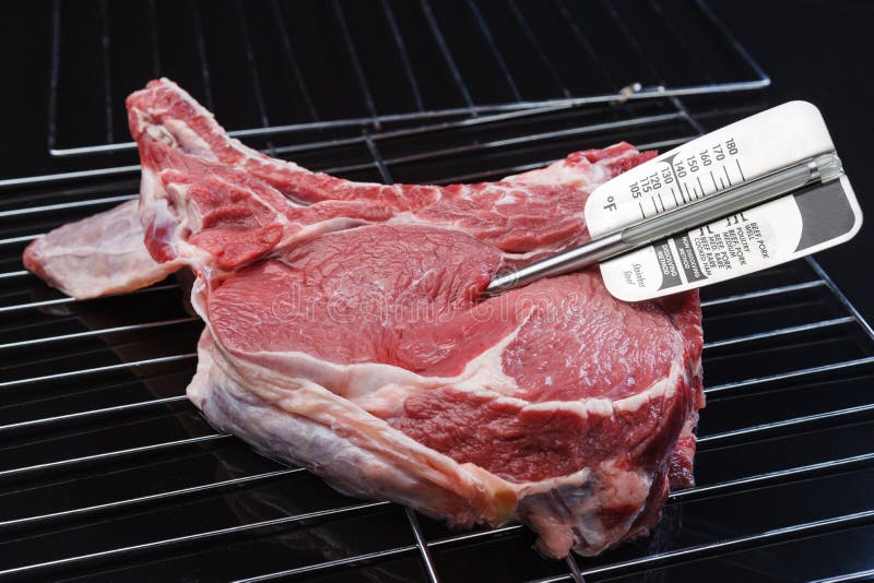 Raw beef stock image. Image of uncooked, steak, bone - 44203227