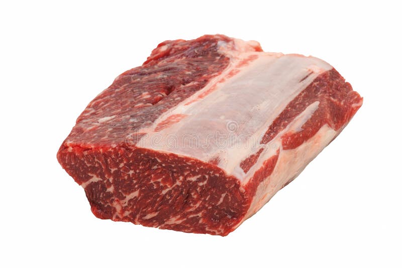 Raw beef entrecote stock image. Image of component, meat - 22496085