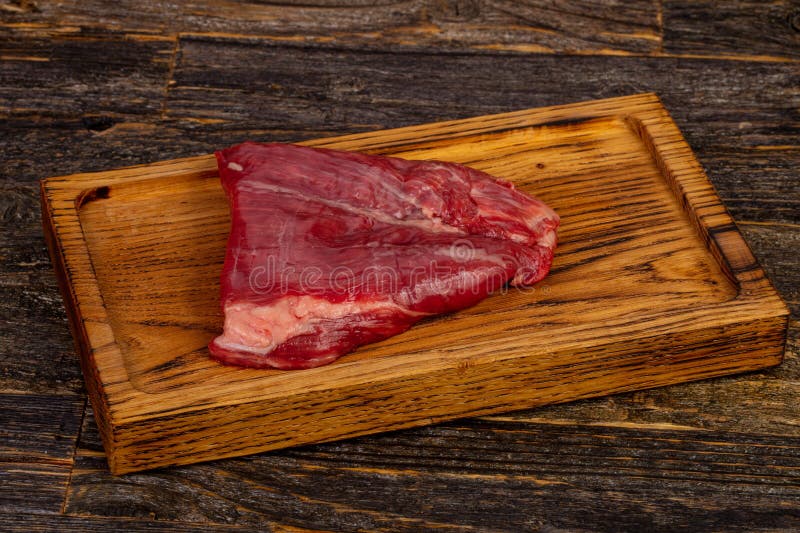 Raw beef Flank steak stock image. Image of fresh, nutrition - 119886945