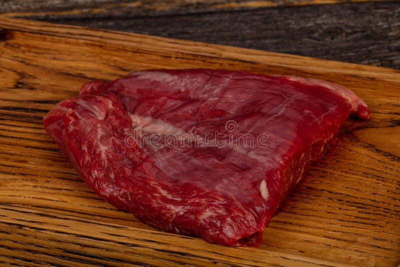Raw beef Flank steak stock image. Image of flank, black - 125551633