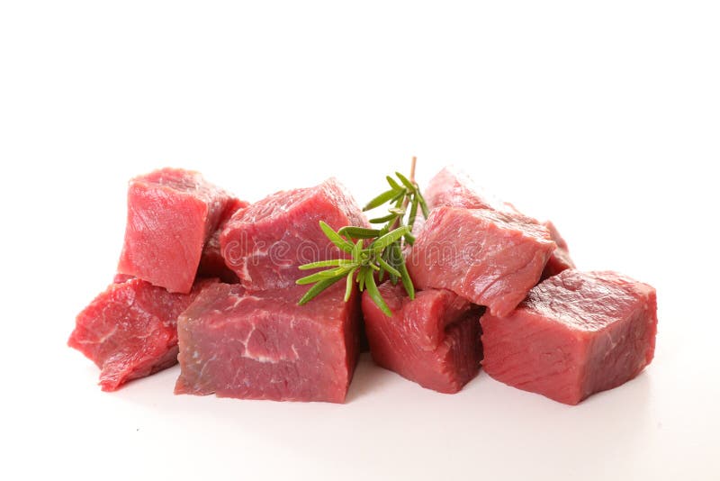 Raw beef stock photo. Image of isolated, ingredient, white - 78138446