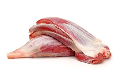 Raw beef of leg stock image. Image of steak, portion - 34605327