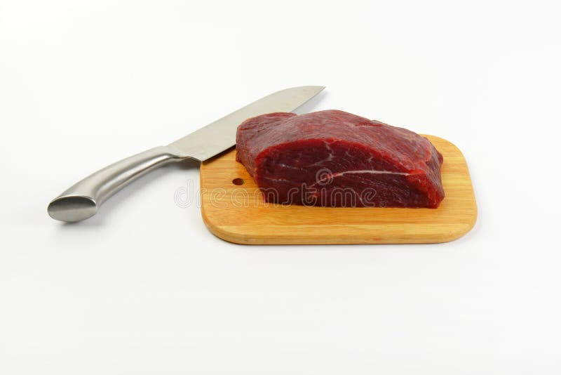 Raw beef meat stock photo. Image of studio, board, uncooked - 67278468