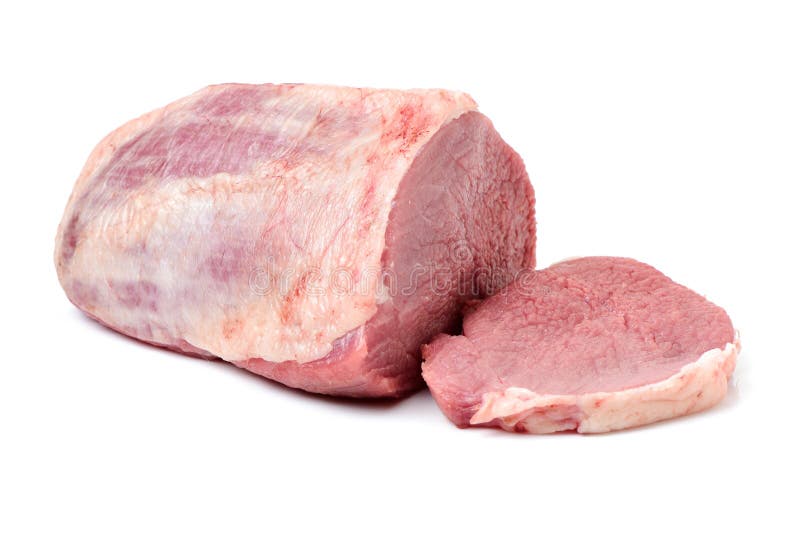 Raw beef of leg stock image. Image of steak, portion - 34605327