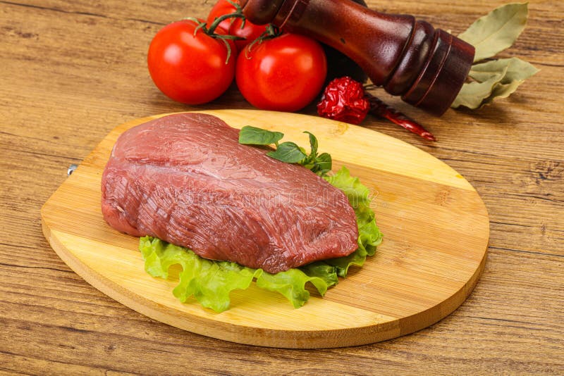 Raw beef piece for cooking stock photo. Image of cooking - 203352404