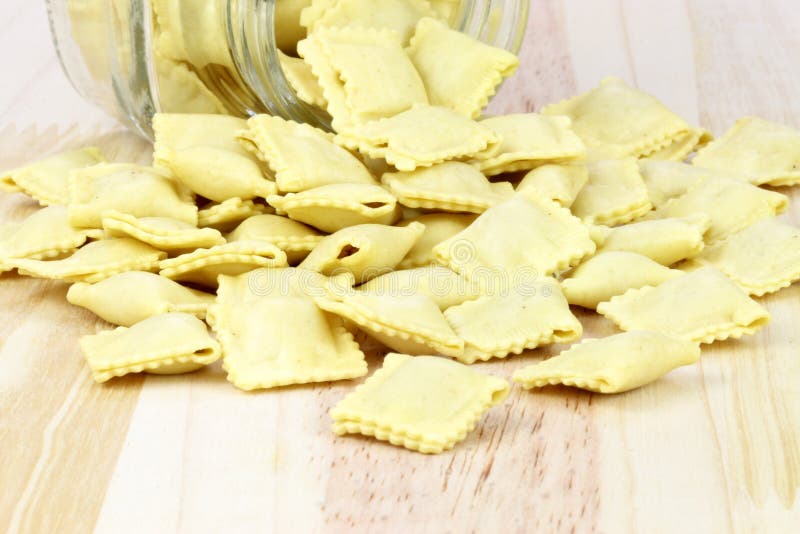 Raw beef ravioli stock photo. Image of cheese, cooking - 19558094