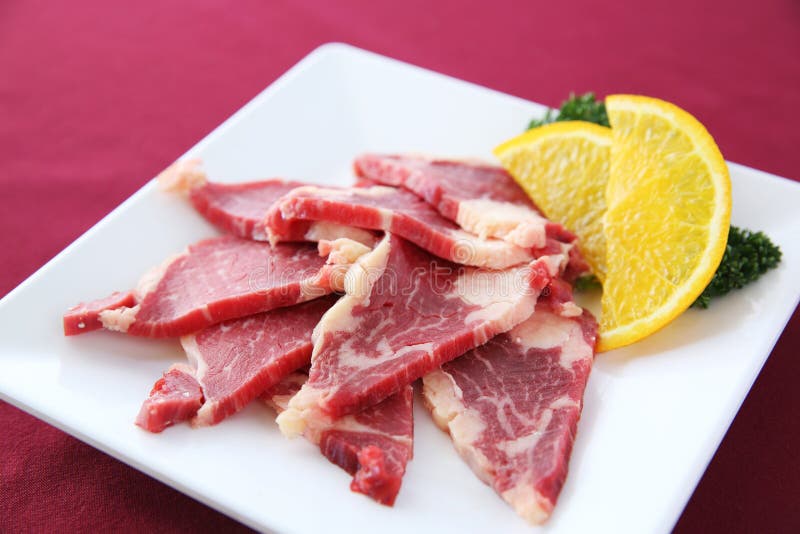 Raw beef set stock photo. Image of copy, yakiniku, still - 136963188