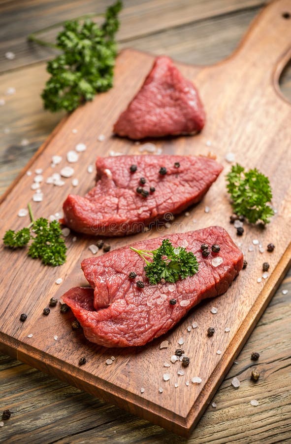 Raw beef slice stock photo. Image of slice, beefsteak - 57772918