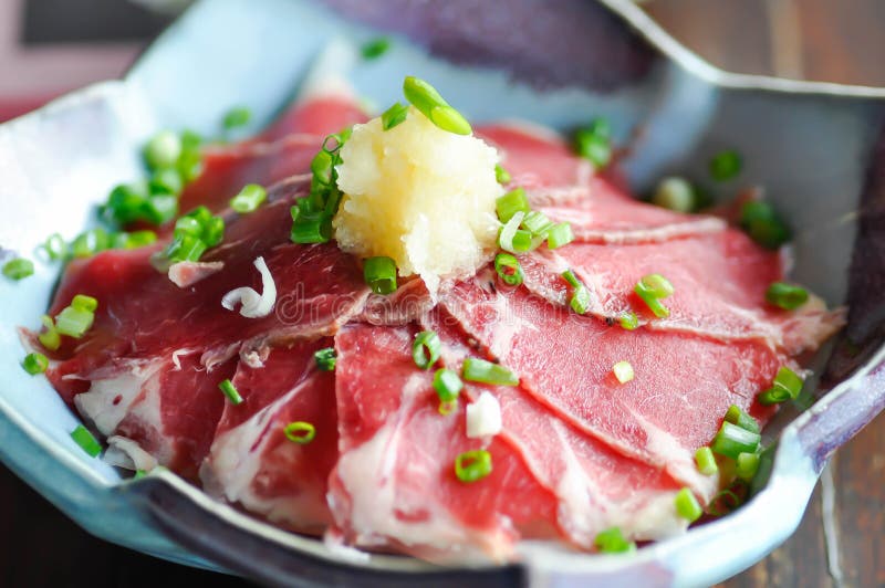 Raw Beef or Sliced Beef , Beef for Cook Stock Photo - Image of green ...