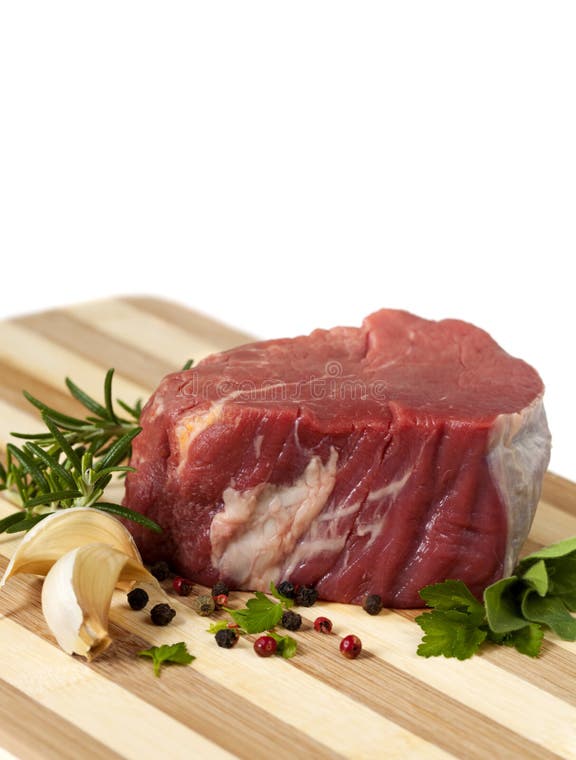 Raw Beef Steak stock image. Image of meat, colour, fillet - 14855935