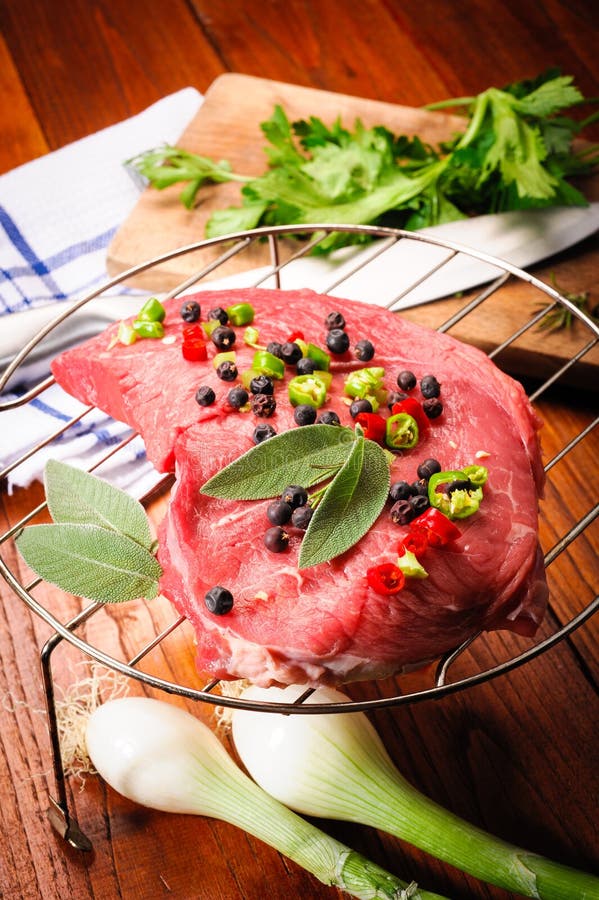 Raw beef steak stock photo. Image of beef, board, steak - 26077008