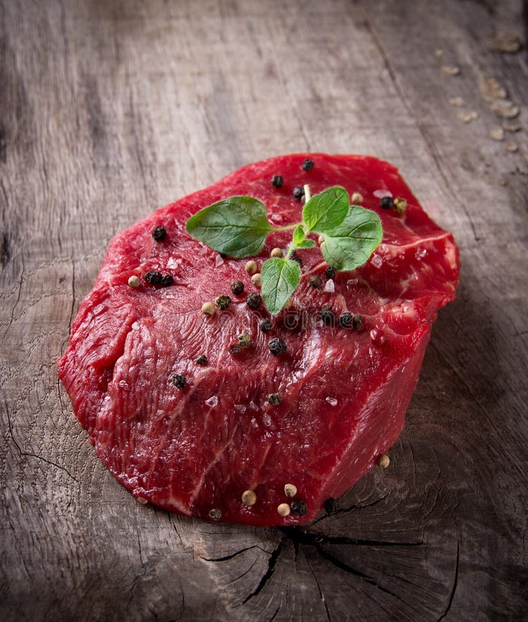 Raw beef steak stock photo. Image of preparation, barbecue - 27079910