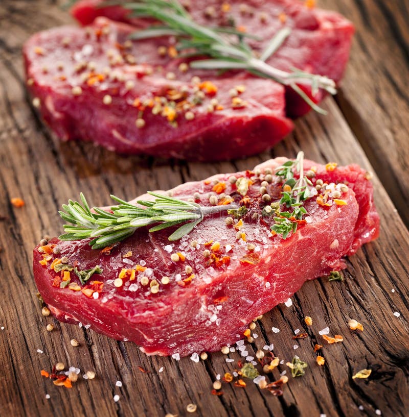 Beef steak. stock image. Image of steak, peppercorn, bloody - 29914625