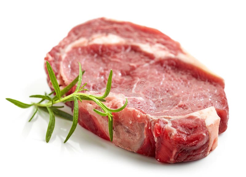 Raw beef steak stock image. Image of cook, lean, butcher - 63029795