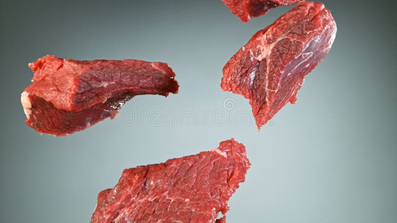 Flying Pieces Beef Steaks Stock Photos - Free & Royalty-Free Stock ...