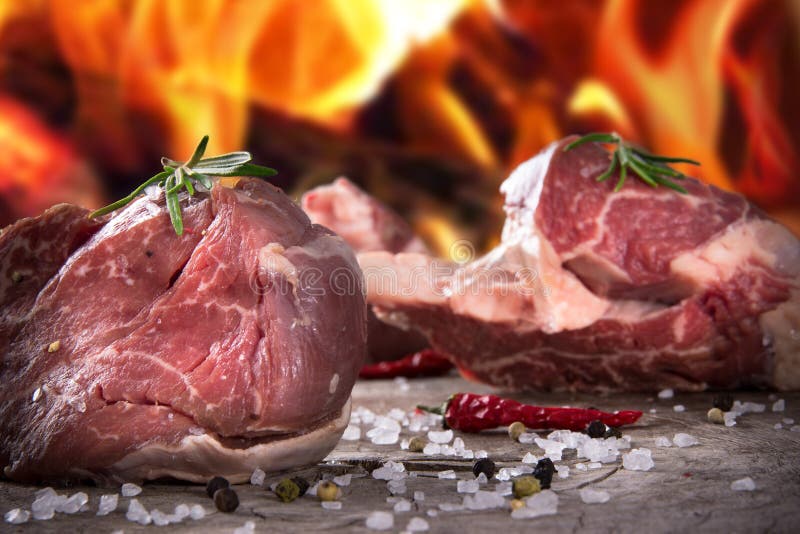 Raw lamb chops stock image. Image of menu, closeup, restaurant - 30597427