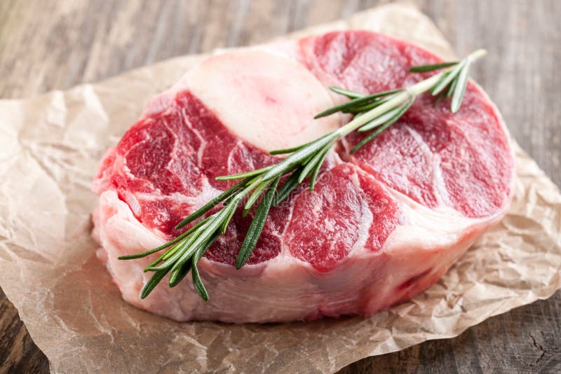 Raw beef t-bone steak stock image. Image of closeup, farm - 56400219