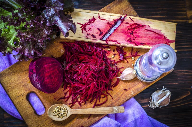 Raw beetroot grated stock image. Image of nutrition - 155801155