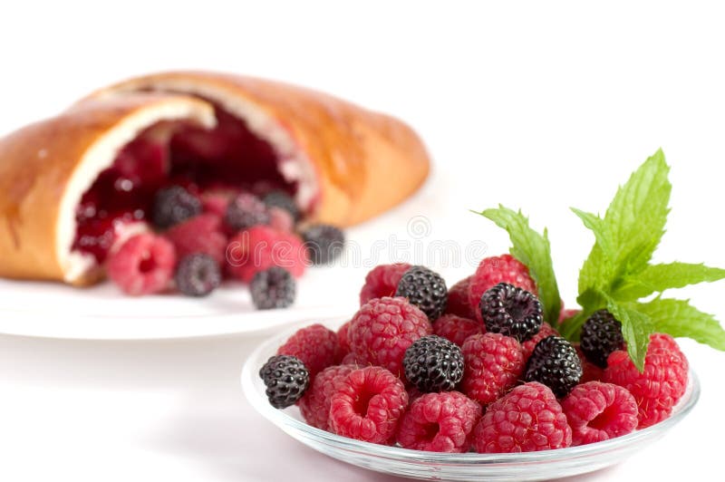 Raw berry and tasty cake stock image. Image of healthy - 32334745