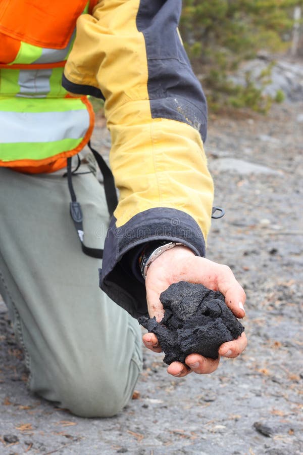 Raw bitumen stock photo. Image of material, oilsand, alberta - 25408084