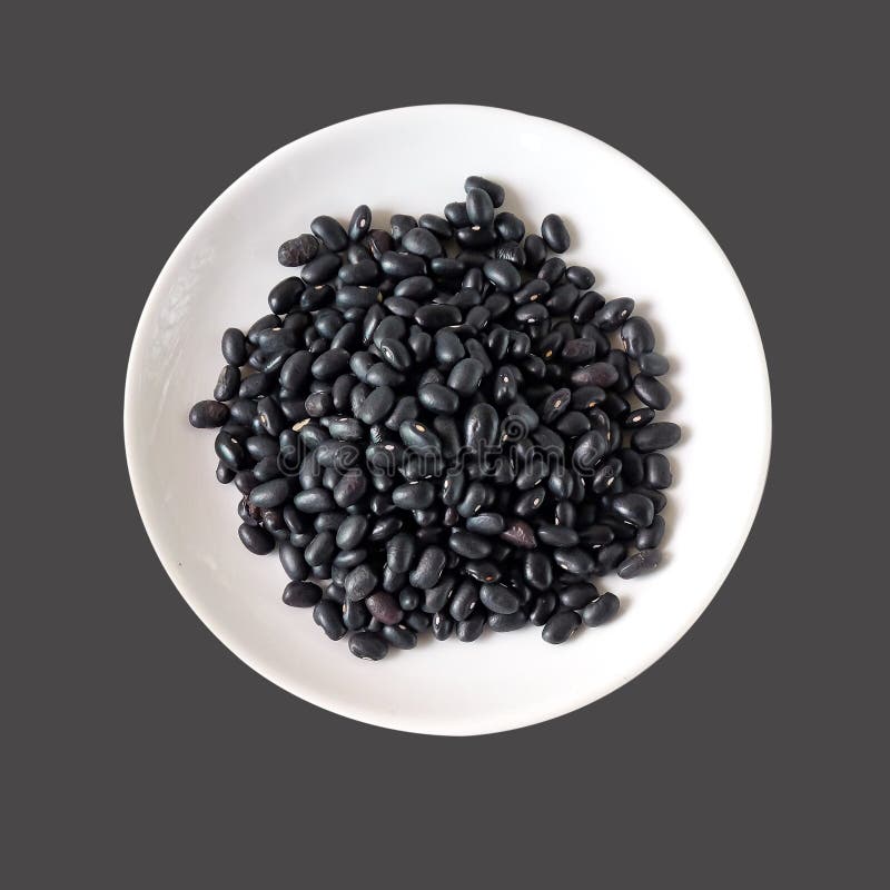 A Raw Black Beans in Dishware , Ingredient Stock Photo - Image of uncooked, legume: 381549864
