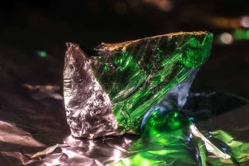 Raw black obsidian stock photo. Image of surface, isolated - 53508018