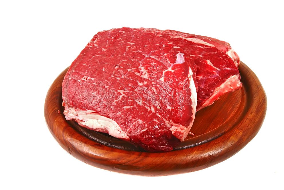 Raw bloody beef steak stock photo. Image of beef, ingredient - 10007712