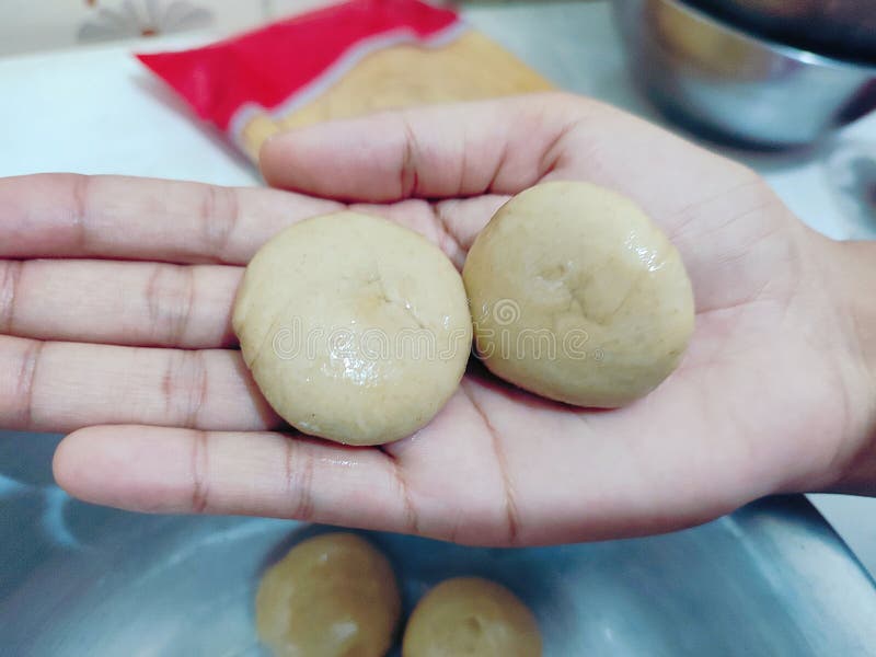 Raw Bread Dough for Bread Chapati Stock Image - Image of chap, chapati ...