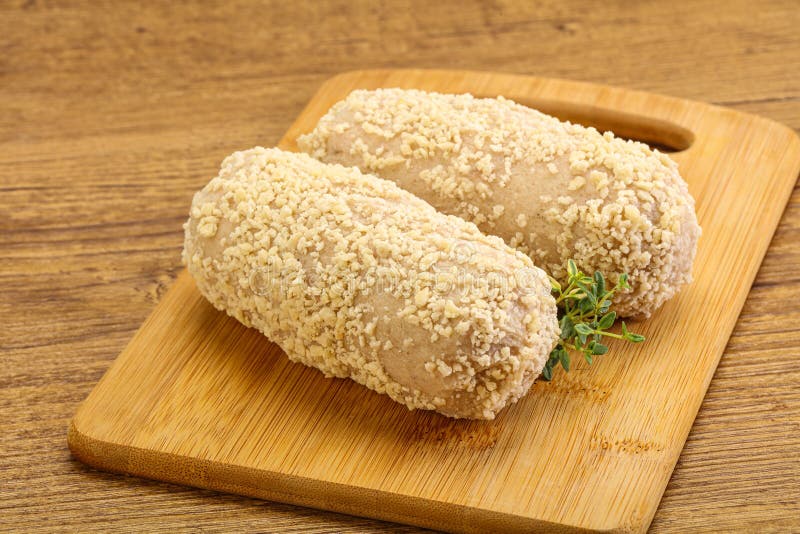 Raw Chicken Cutlet for Roast Stock Photo - Image of chicken, uncooked ...