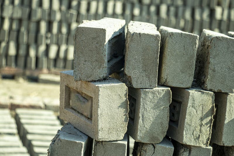 Raw Bricks are Made from Clay and Then they are Fired in a Fire Stock ...