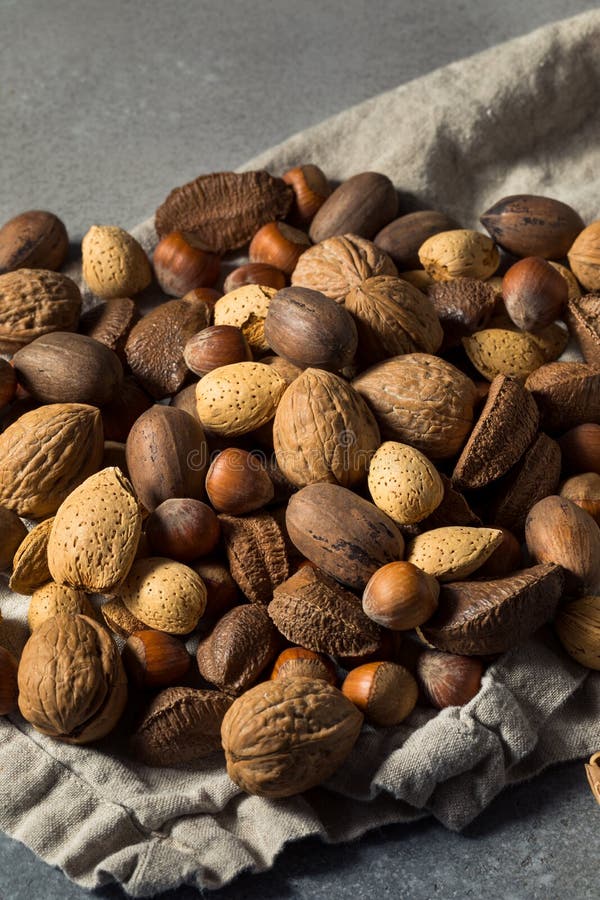 Organic Mixed Nuts stock photo. Image of almonds, nutritional - 9486366