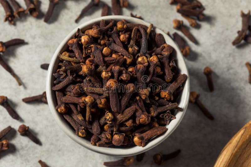 Raw Brown Organic Whole Cloves Stock Photo - Image of seed, spices ...