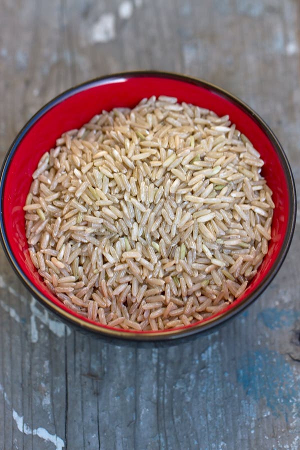 Raw brown rice stock image. Image of cooking, brown, chinese - 33405941