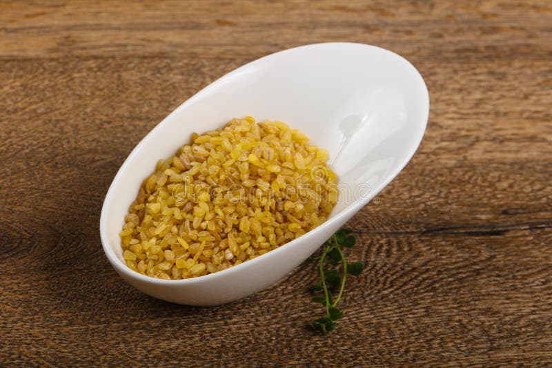 Raw bulgur stock photo. Image of natural, organic, dieting - 111929166