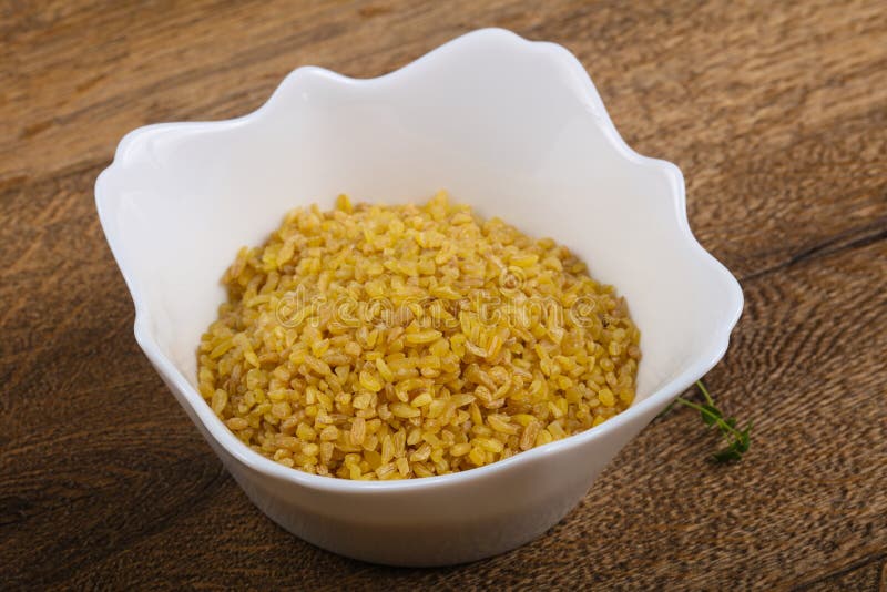 Raw bulgur stock photo. Image of vegetable, dietary - 111985276