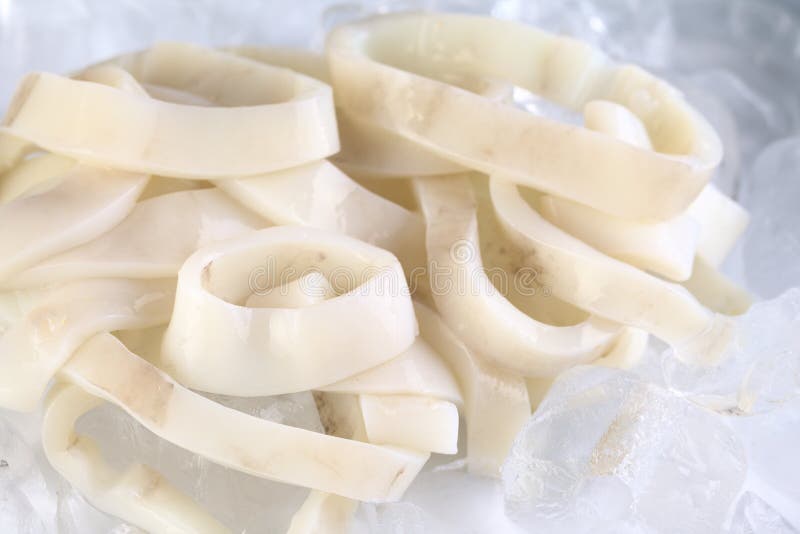 Raw Calamari Rings stock photo. Image of color, photograph - 20182542