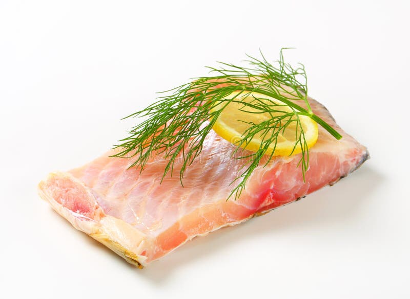 Raw carp fillet stock photo. Image of dill, healthy, white - 33977046