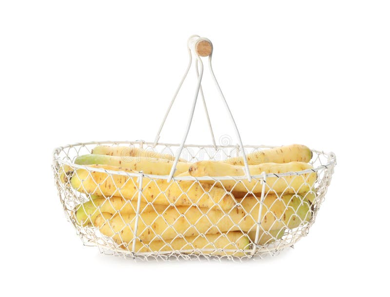 Raw Carrots in Metal Basket Isolated Stock Image - Image of agriculture ...