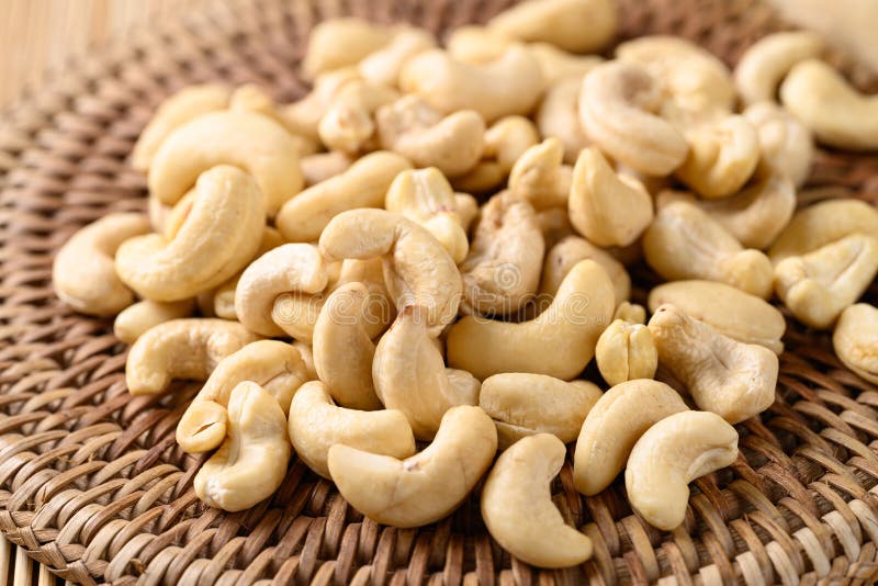 Raw Cashew Nuts, Food Ingredient Stock Photo - Image of cashew, close ...