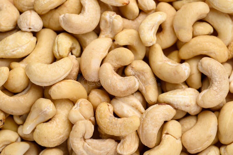 Raw Cashew Nuts Texture Background, Food Ingredient Stock Photo - Image ...