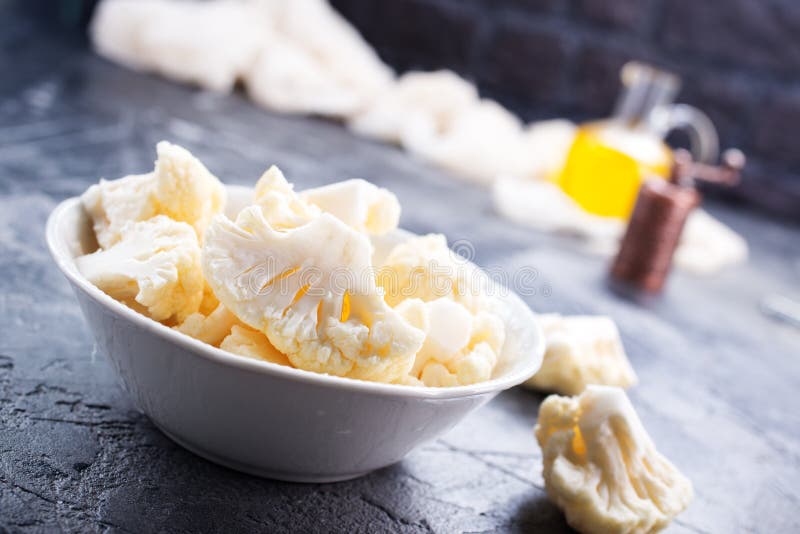 Raw cauliflower stock image. Image of healthy, preparing - 98644081