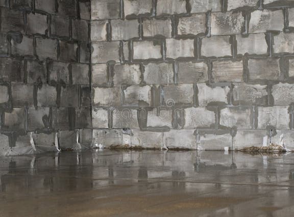Raw Cement Screed in Studio Being Repared Stock Image - Image of ...